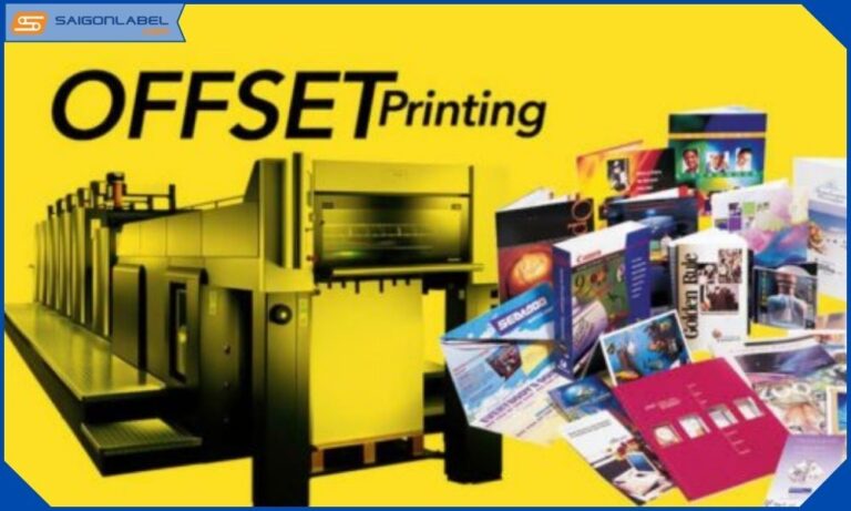 In offset là gì? Tại sao nên chọn kỹ thuật in offset? | Sài Gòn Label