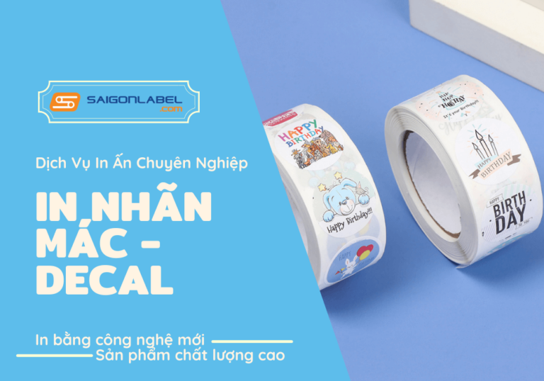 In tem nhãn giá rẻ - In tem dán chất lượng tại TPHCM | Sài Gòn Label